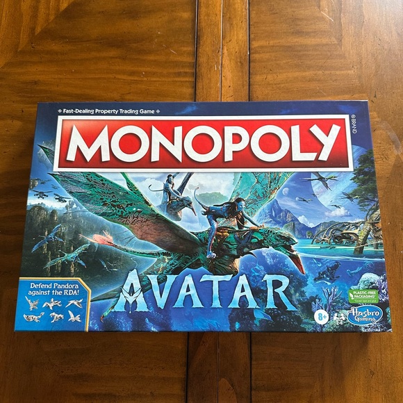 Hasbro | Games | Hasbro Monopoly Avatar Edition Board Game Blue And ...
